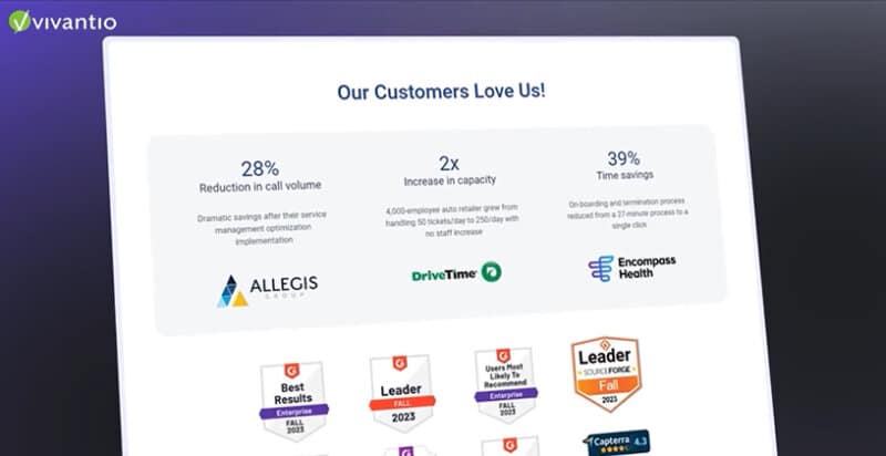 Vivantio Service Management: Elevate Customer Experience & Streamline Workloads